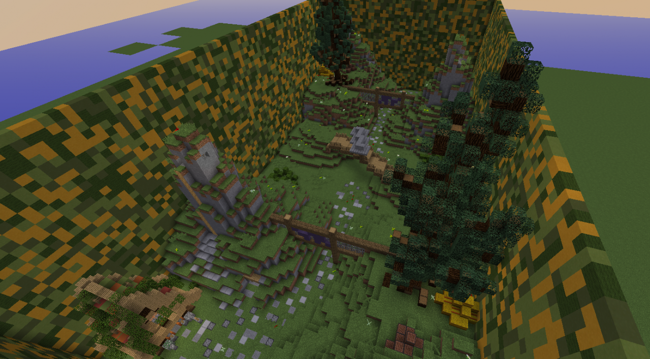 PaintBall Arenas Minecraft Map