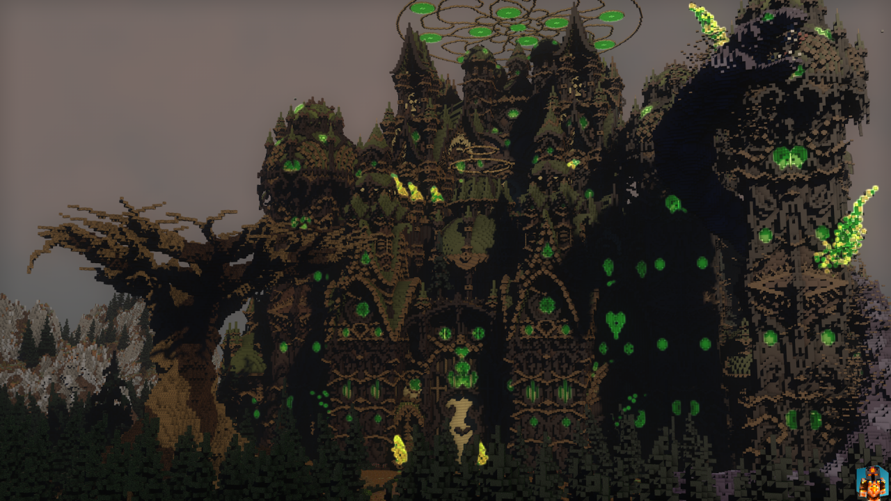 Castle Of Green Dawn [Download + Cinematic] Minecraft Map