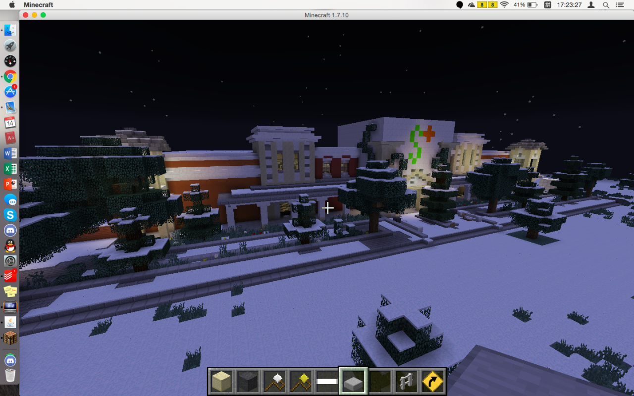 A Huge Metropolis with Mods, Buildings and More! Minecraft Map