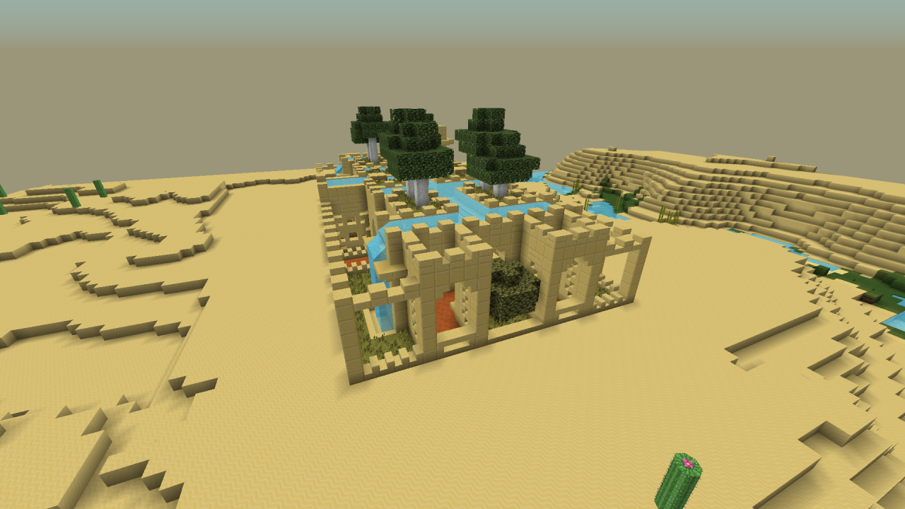 Desert Ornamental Building Minecraft Map