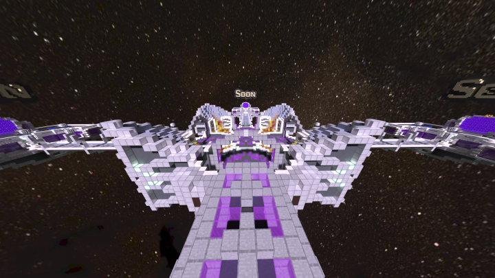 Futuristic Space Hub Minecraft Map