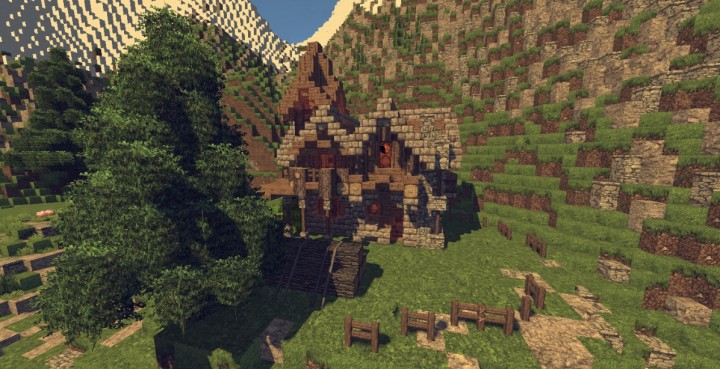 Medieval House schematic Minecraft Map