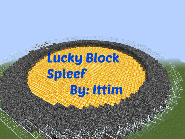 Lucky Block Spleef Minecraft Map