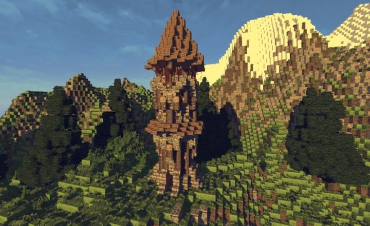Tall Medieval Tower Minecraft Map
