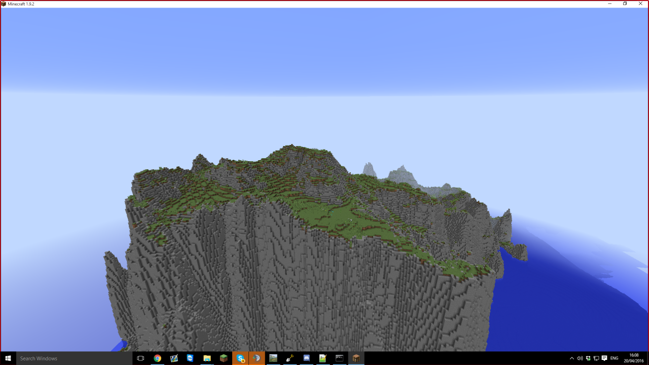 [Downloadable] Fancy Sloped Mountain Minecraft Map