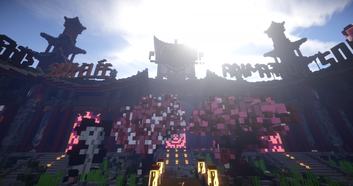 Asian Hub & Sea Spawn [Cinematic] Minecraft Map