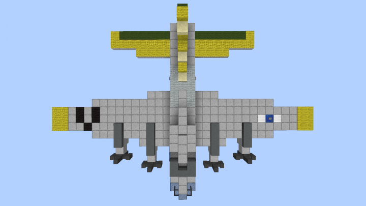 Boeing B-17 "Flying Fortress" Minecraft Map