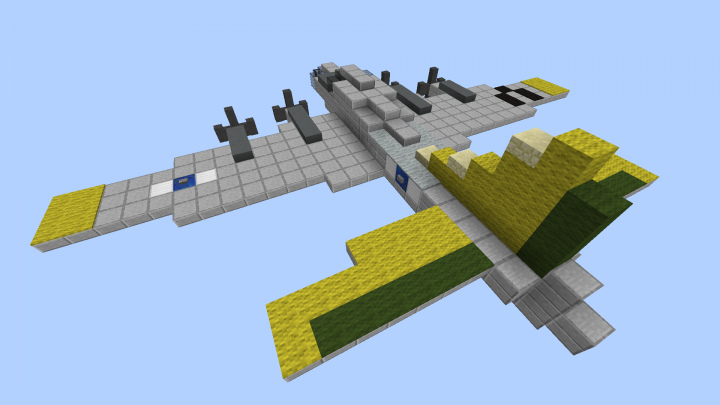 Boeing B-17 "Flying Fortress" Minecraft Map