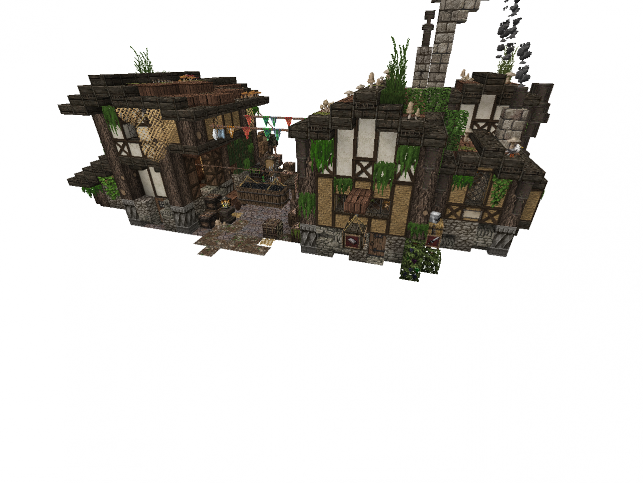 Fantasy smith/refinery | #WeAreConquest Minecraft Map