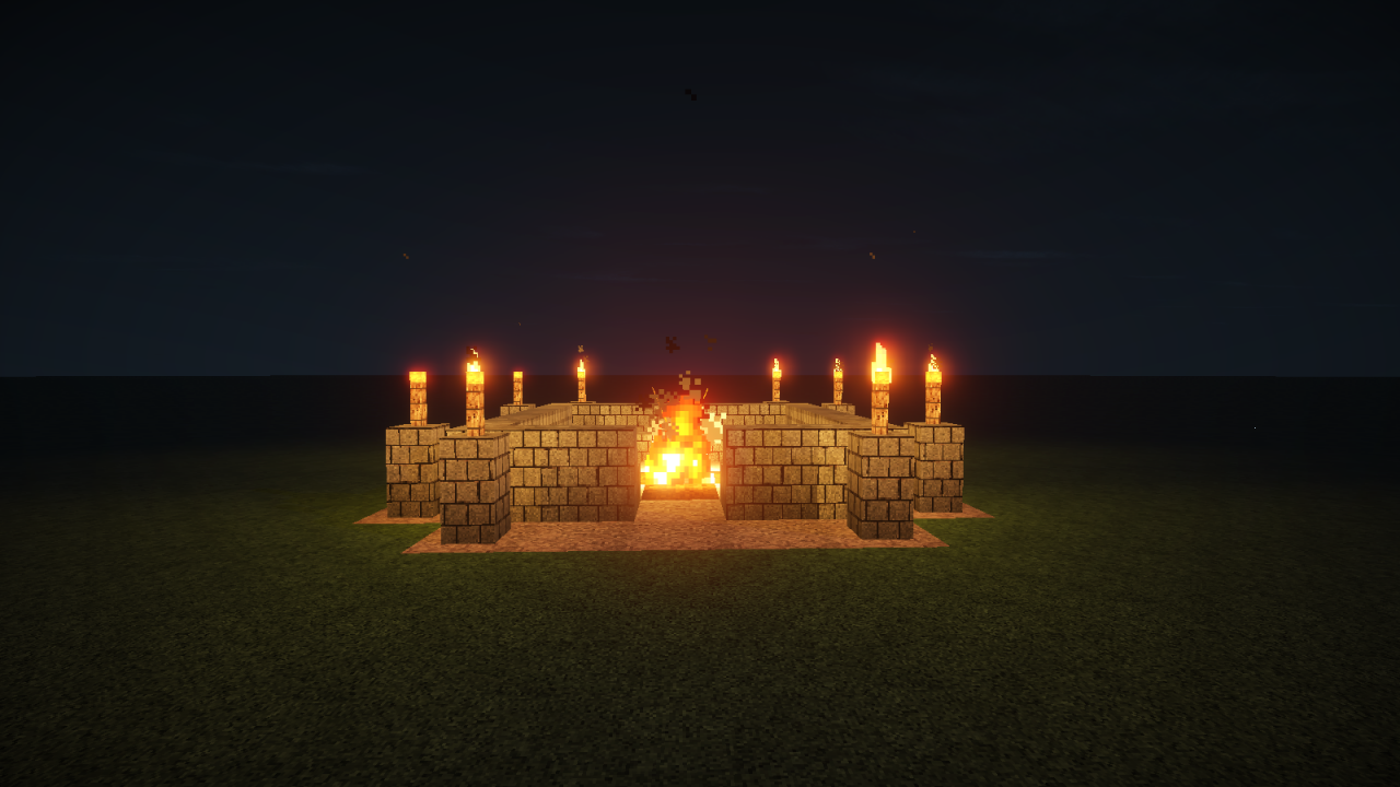 Small Fireplace Minecraft Project
