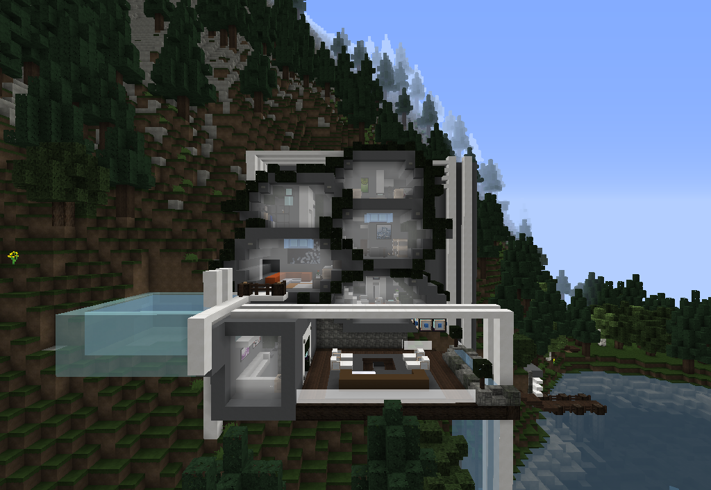 Hive - Modern House Minecraft Map