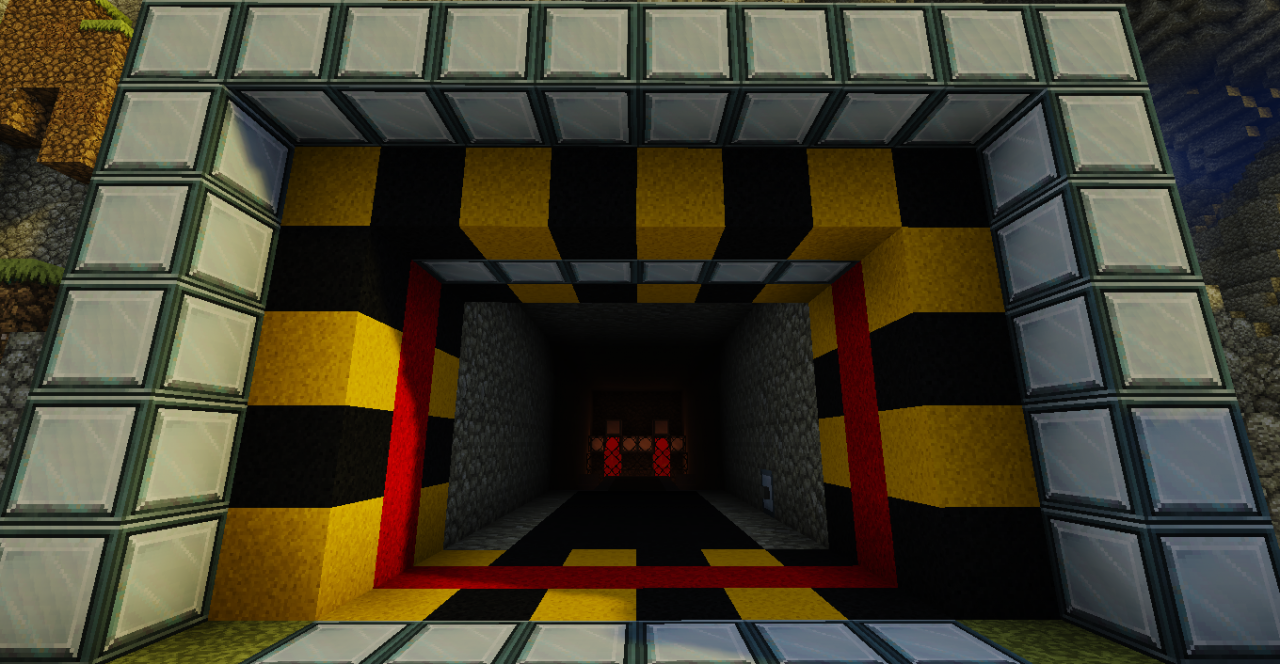 Big metal gate with Animation and effects Minecraft Map