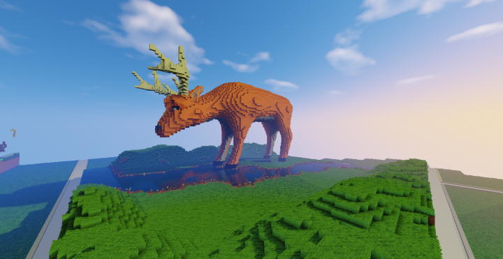 Deer at the River Minecraft Map