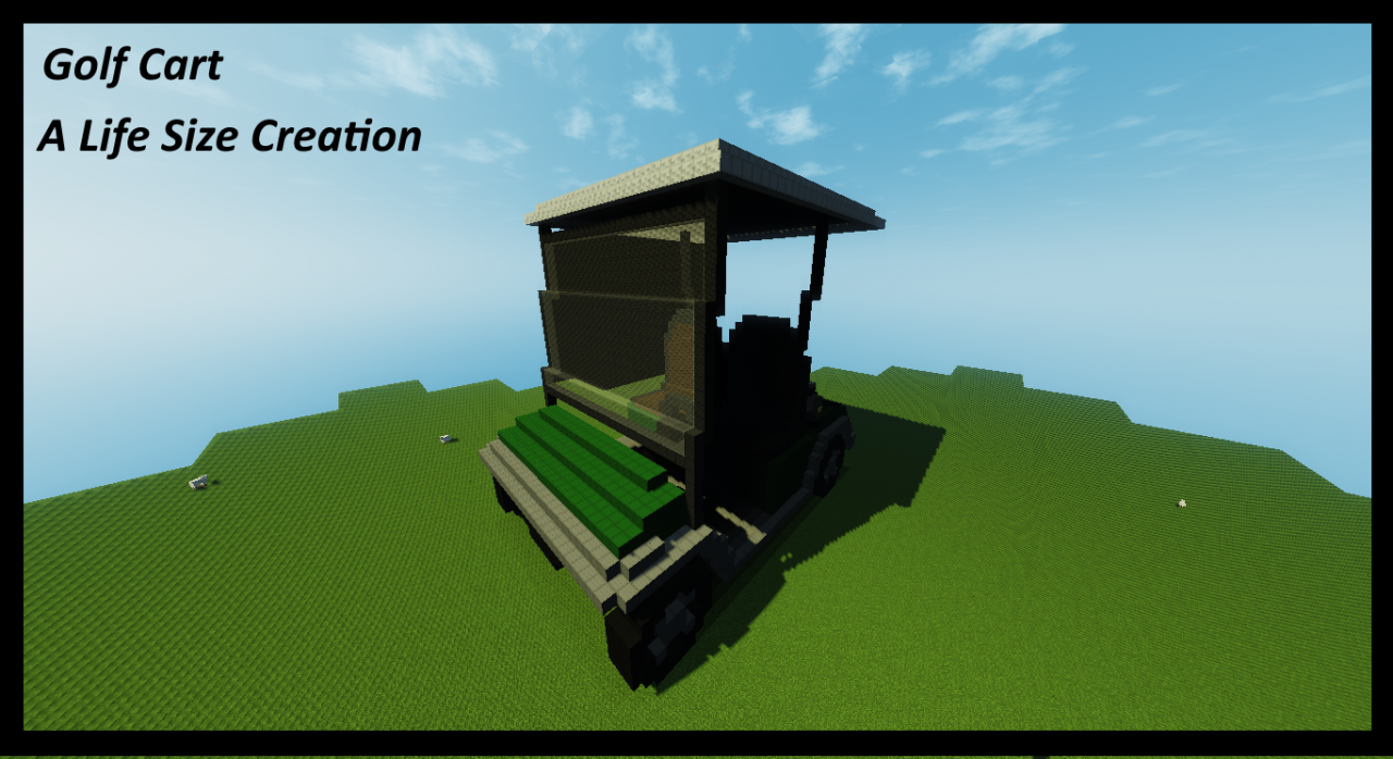 Golf Cart - Life Size Creation Minecraft Map