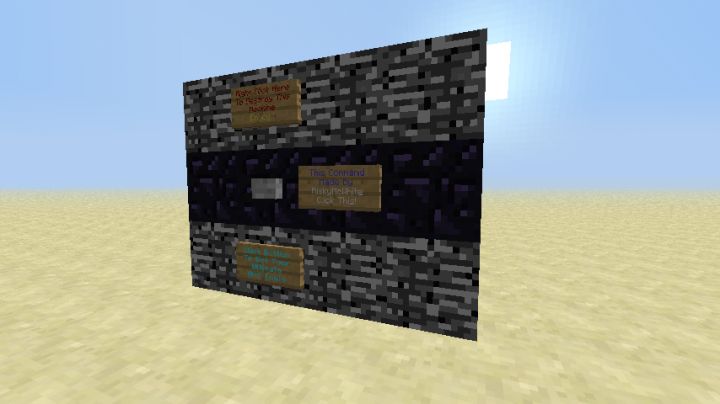 Redstone And Command block map. Minecraft Map
