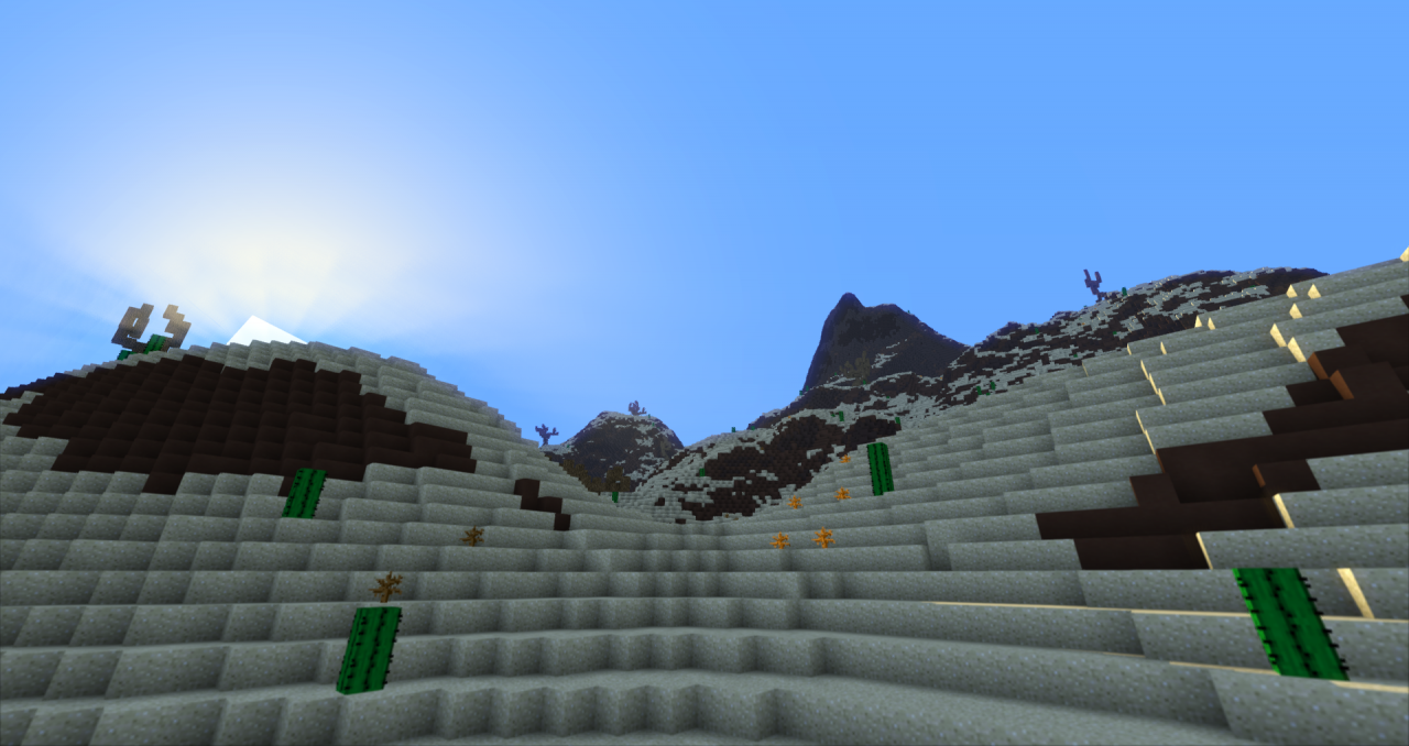 Desertic Mountain - With Dunes! | Custom Brushes, Trees, Layers, and ...