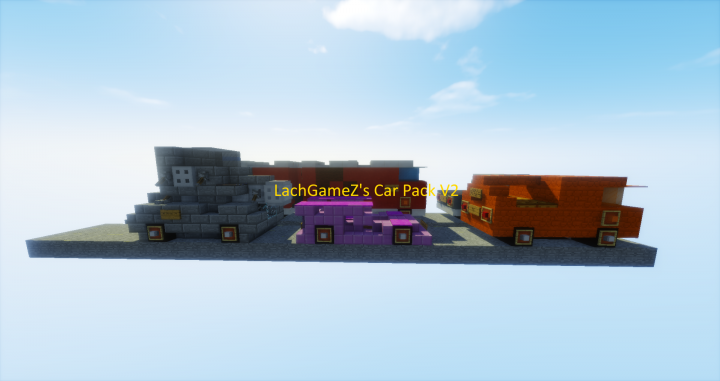 [1.10/1.9] Minecraft Vehicle/Car Pack v2! Download now! Minecraft Map