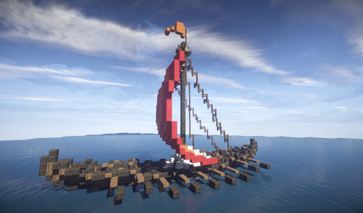 Large Fantasy Longships Minecraft Map
