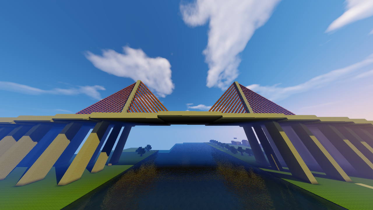 William V Roth Jr. Bridge (Replica) Minecraft Map