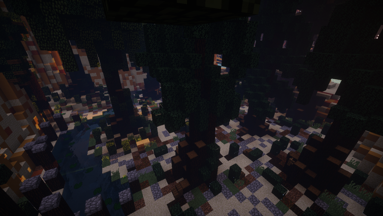 Server PvP Arena (Mini-Forest) Minecraft Map