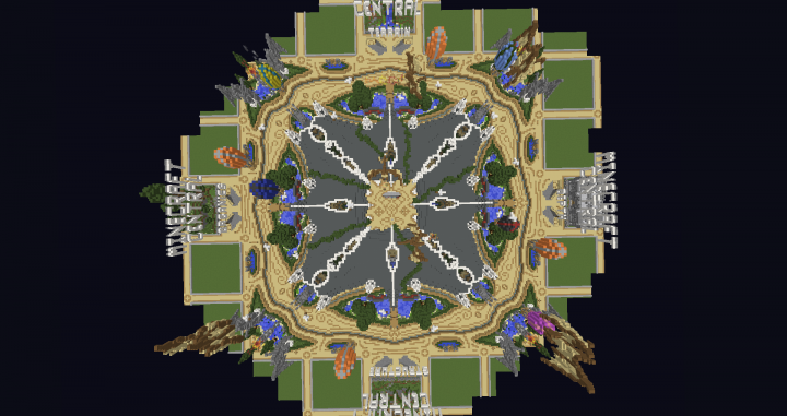 Minecraft Central Creative Spawn Minecraft Map