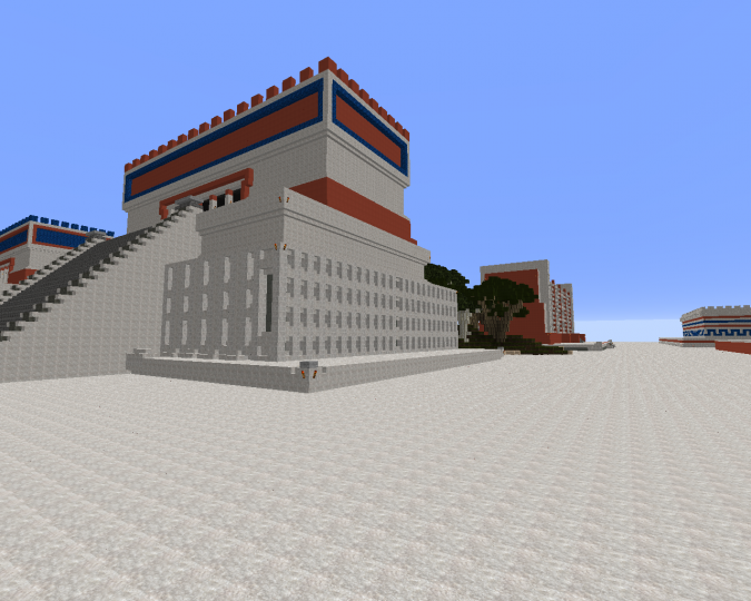 Tenochtitlan 1:1scale (aztec city) Minecraft Map