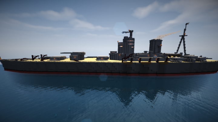 HMS Rodney Of The British Royal Navy Minecraft Map