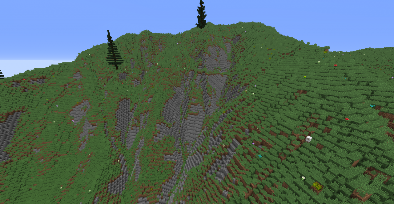Mountains of Centre - 1k Realistic Terrain Minecraft Map