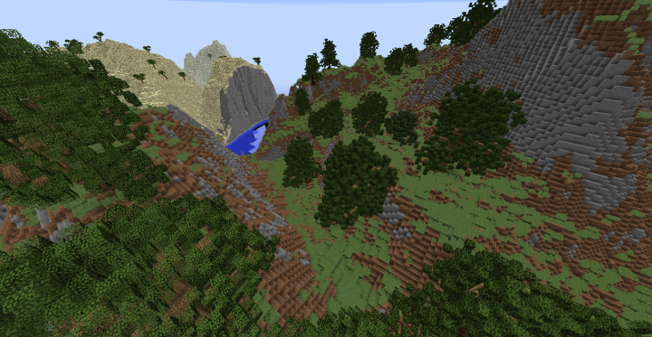 Dance of Colors - 2k Custom Terrain Minecraft Map