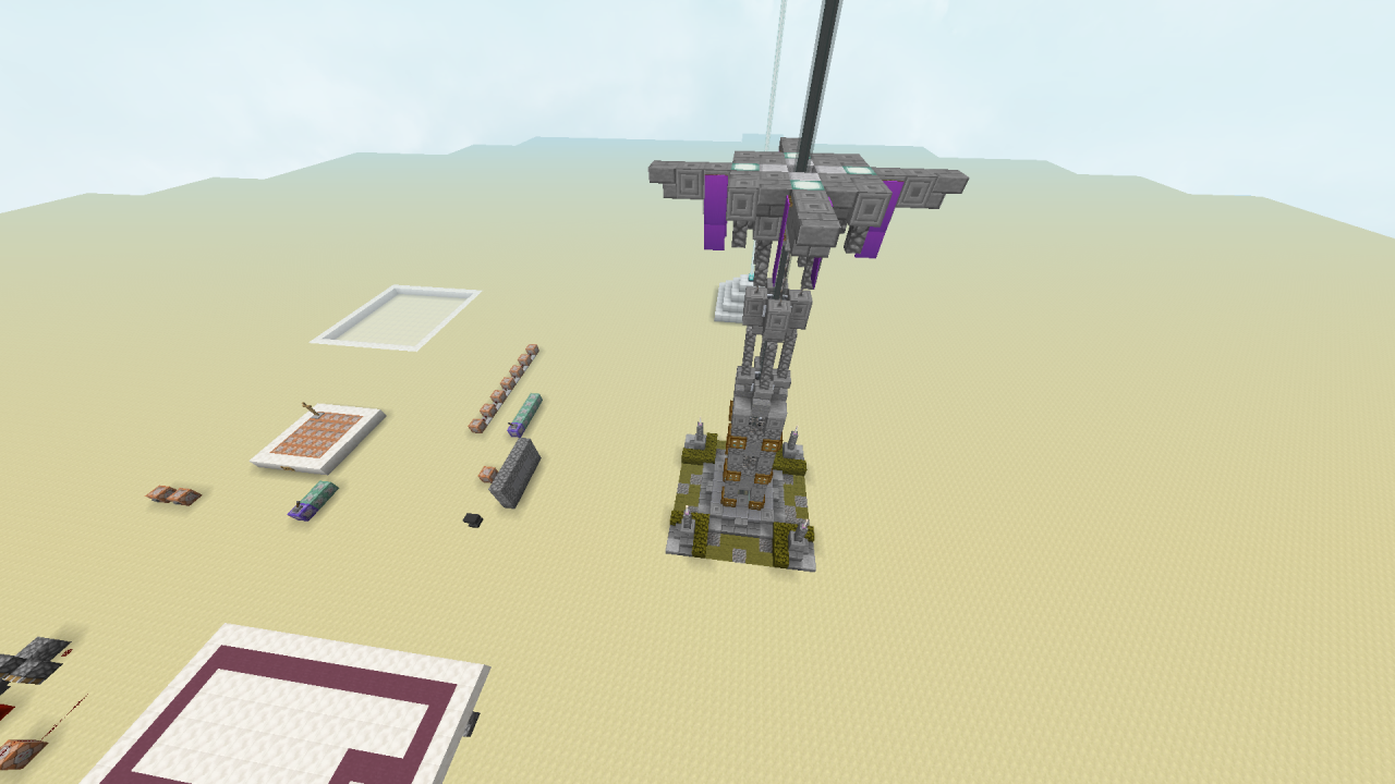 1.9 Mini ELYTRA FLYING TOWER Minecraft Map