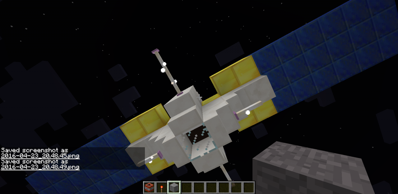 A Small Satellite Minecraft Map