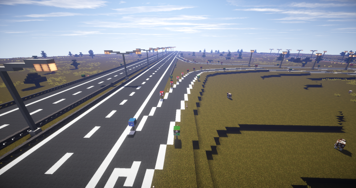 Dutch highway, snelweg, autobahn, otoyol Minecraft Map