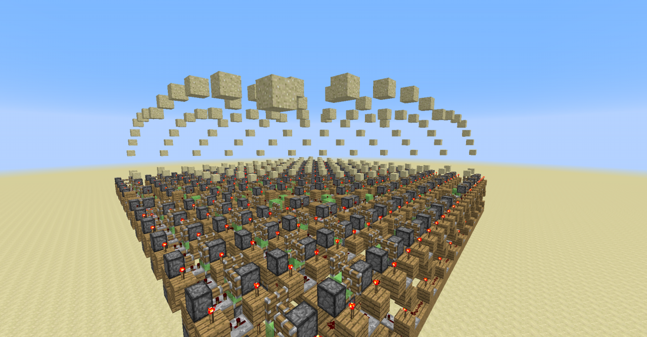 1.9 Piston Sand Wave Minecraft Map