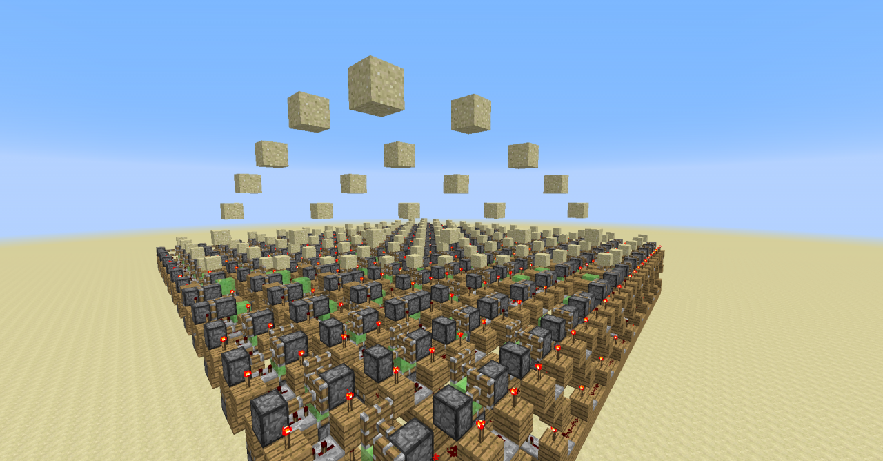 1.9 Piston Sand Wave Minecraft Map