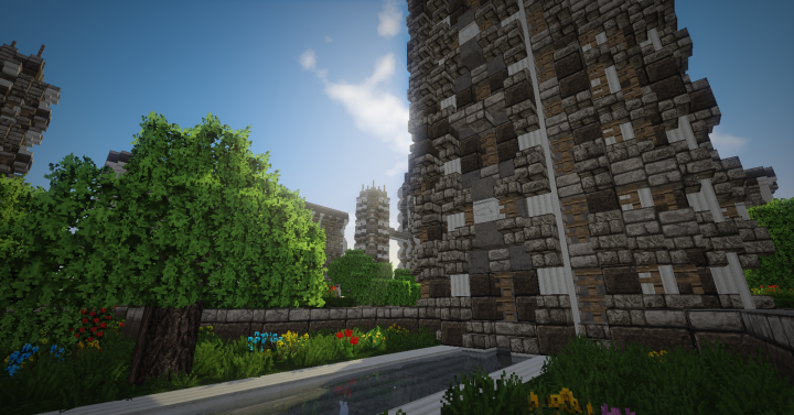 Grayscale - A 105x105 Plot Build Minecraft Map