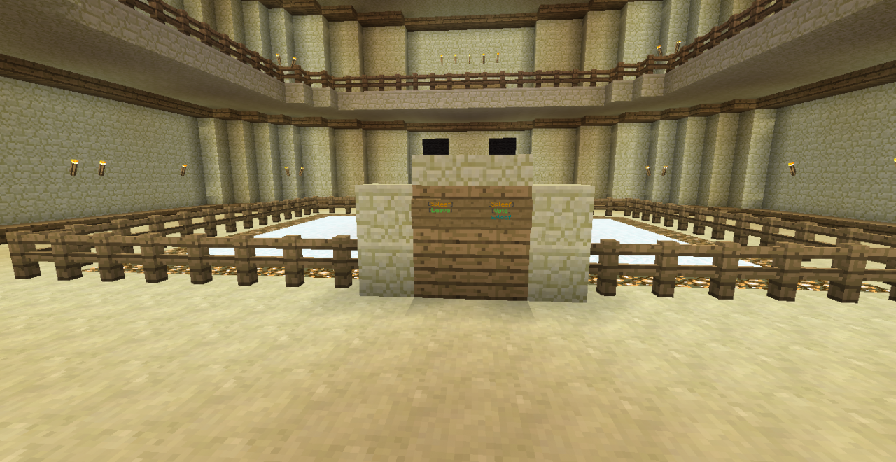 MC.CREEPER.LV SERVER SPLEEF ARENA Minecraft Map
