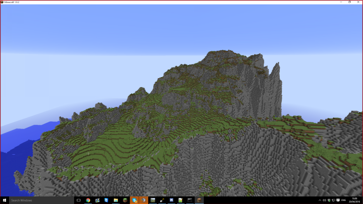 [Downloadable] Fancy Sloped Mountain Minecraft Map