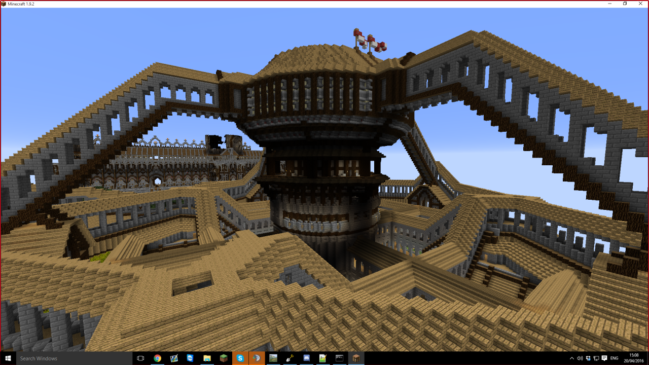 Fantasy/Medieval-ish Build Minecraft Map