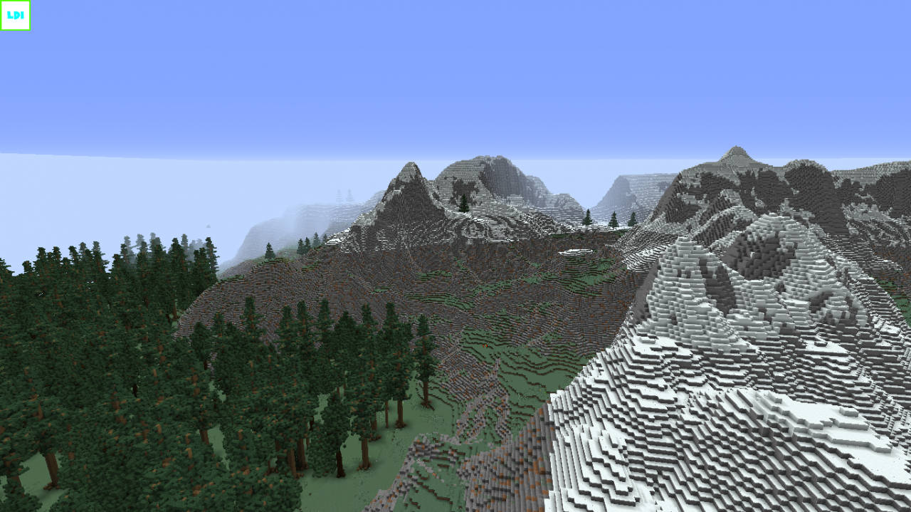 Terraformed Map 6k x 6k for Minecraft server Minecraft Map