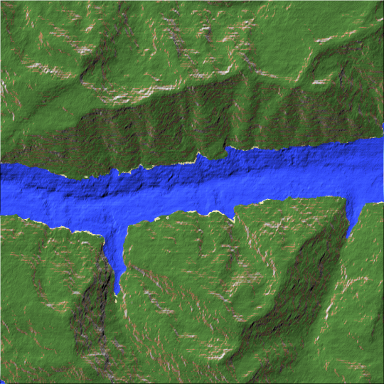 River Heights - 1k Terrain Test Minecraft Map