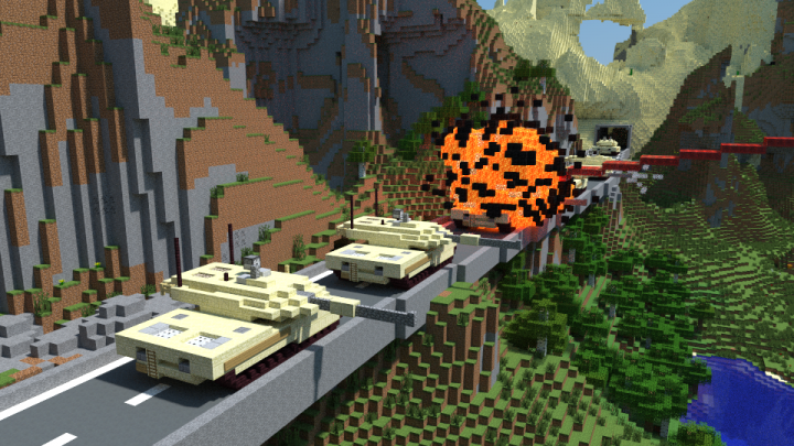Leopard 2 A7 Minecraft Map