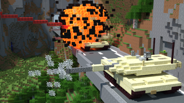 Leopard 2 A7 Minecraft Map