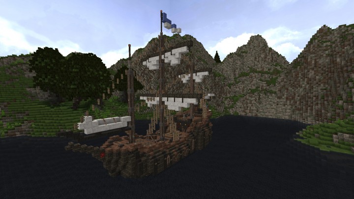 Medieval Ship Minecraft Map