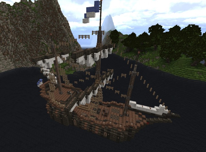 Medieval Ship Minecraft Map