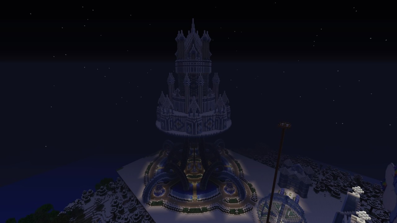 survival ice castle Minecraft Map