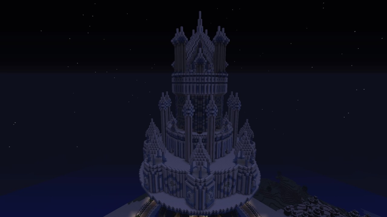 survival ice castle Minecraft Map