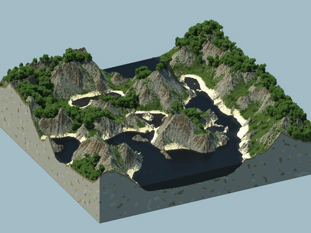 Coastal Cliffs Minecraft Map