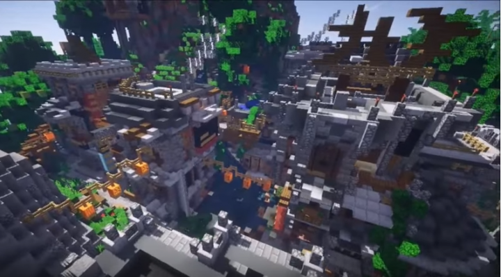 Rising Islands PVP/ PVE map Minecraft Map