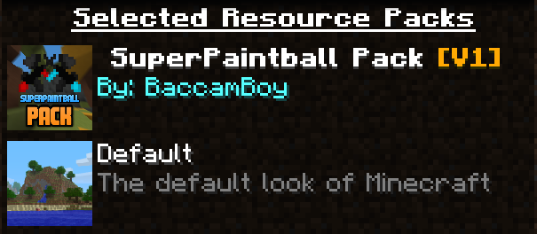 Custom Super Paintball Texture Pack! Minecraft Texture Pack