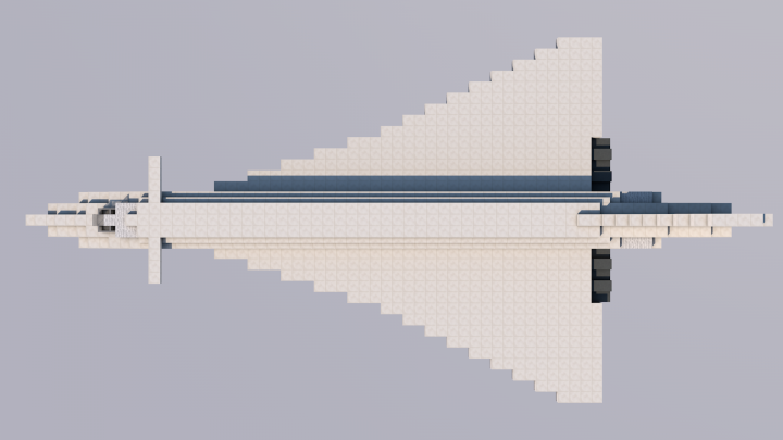 Tupolev Tu-144 Minecraft Map